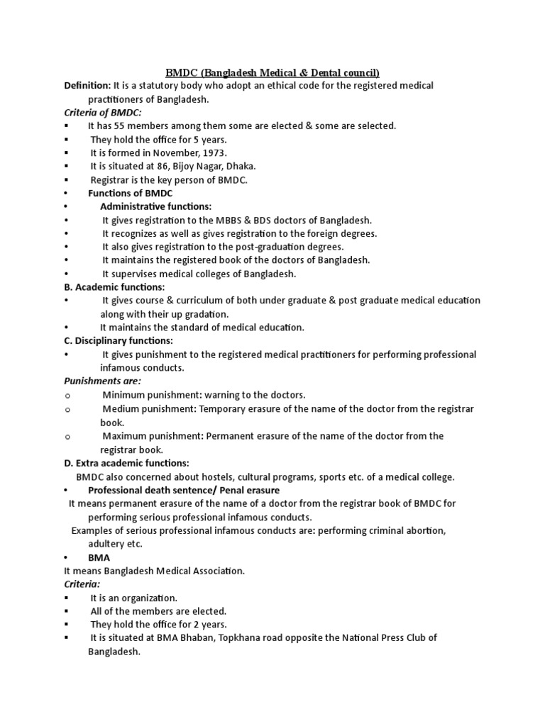 BMDC | Download Free PDF | Dental Degree | Health Care