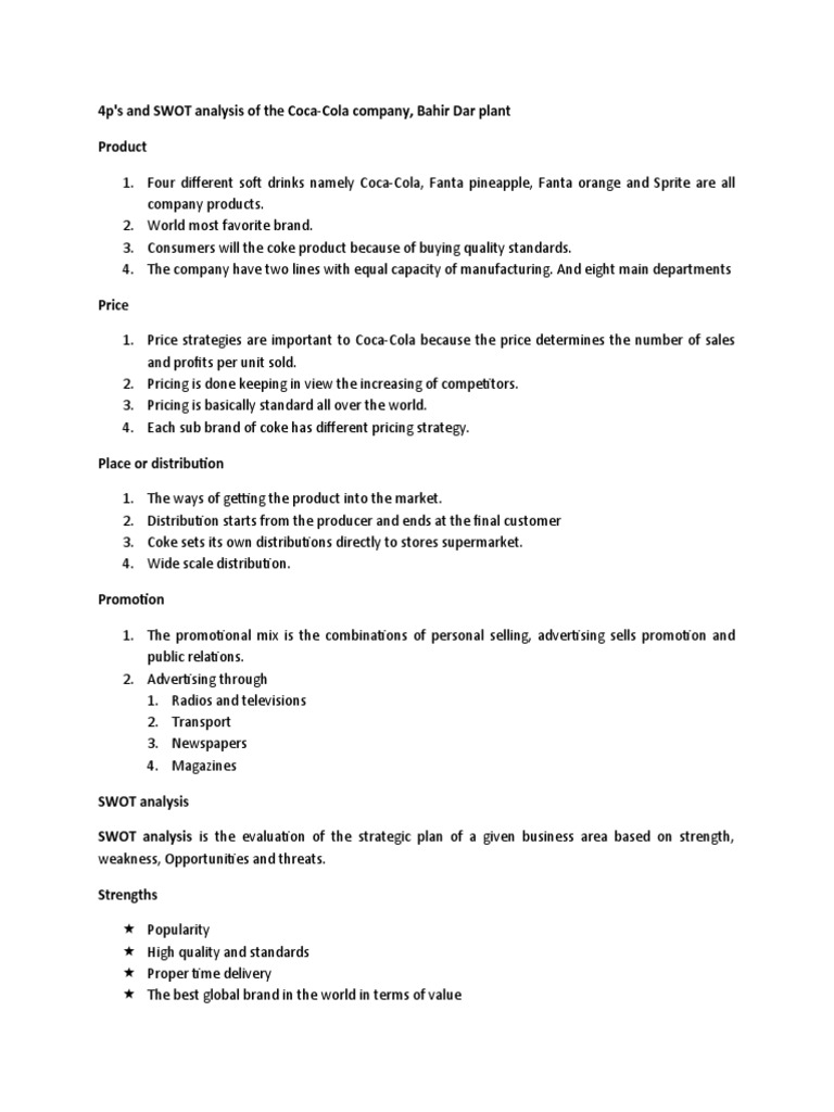 4p's and SWOT a-WPS Office | PDF | Business | Social Science