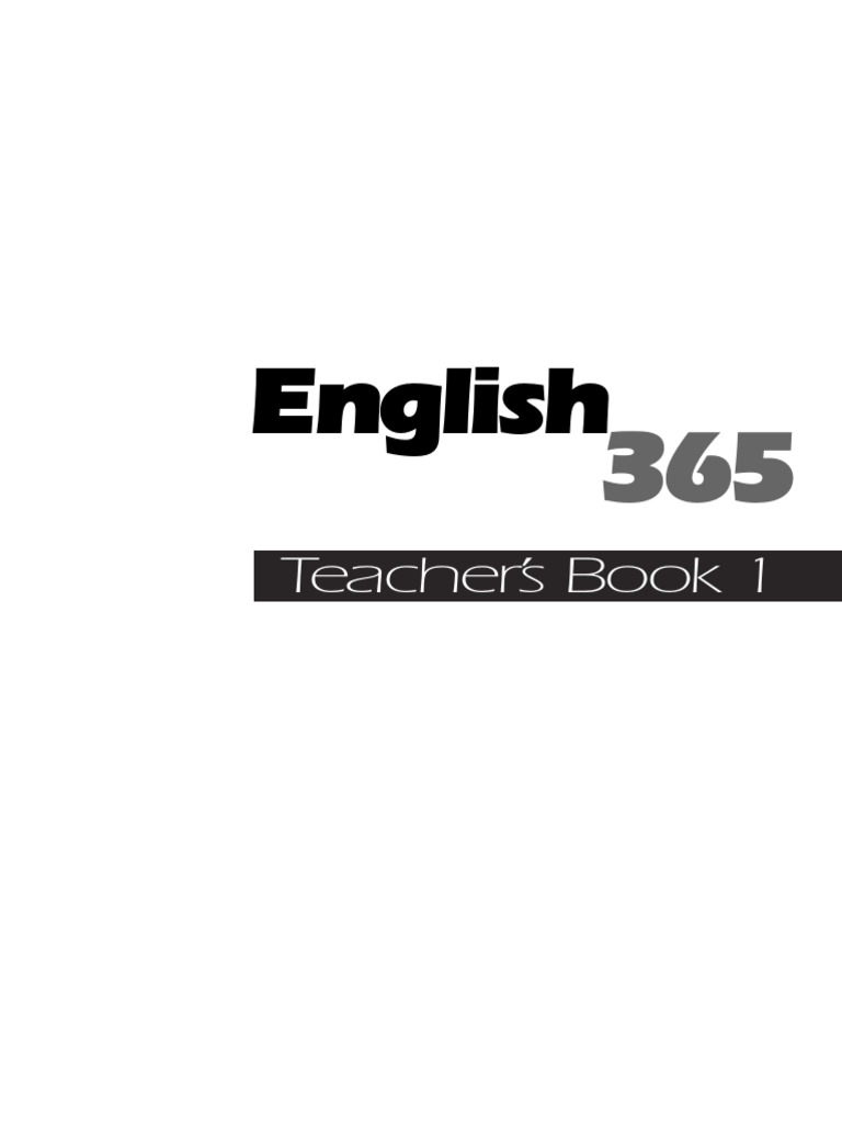 English: Teacher's Book 1 | PDF | Reading Comprehension | Grammar