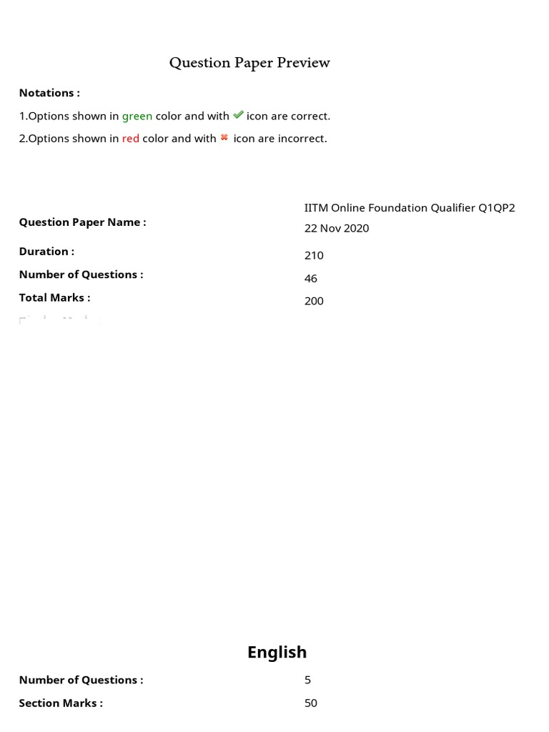 Question Paper Preview 02 | Download Free PDF | Correlation And Dependence