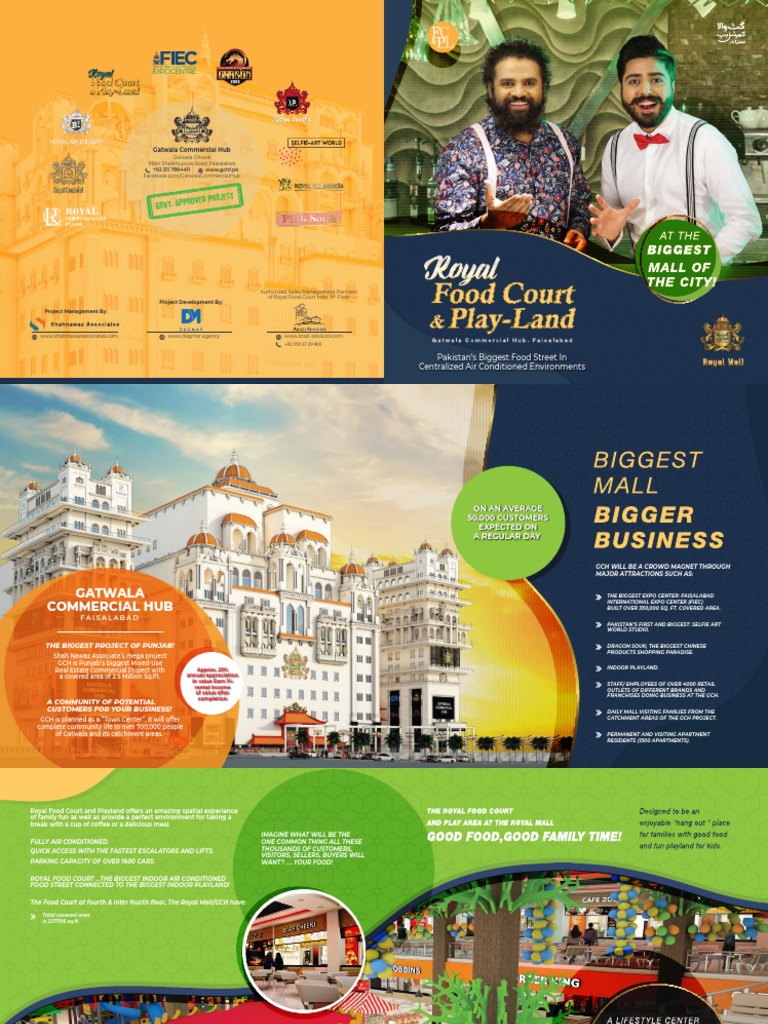 Royal Food Court & Play-Land Brochure | PDF | Restaurants | Food And Drink