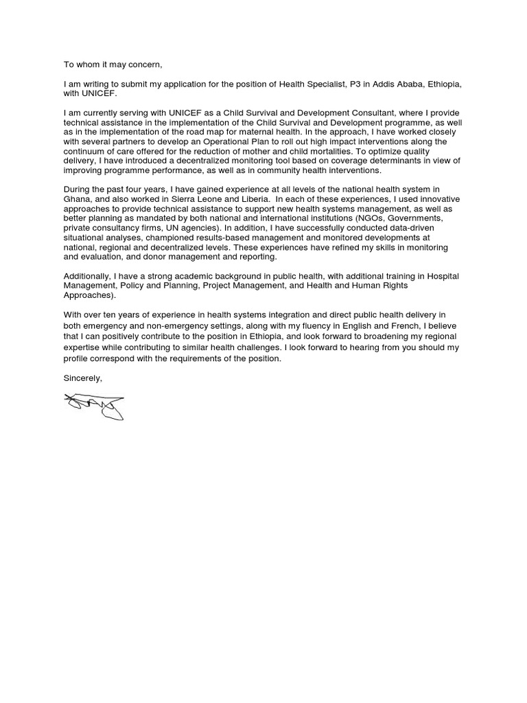 Strong Cover Letter | PDF | Social Science | Self-Improvement