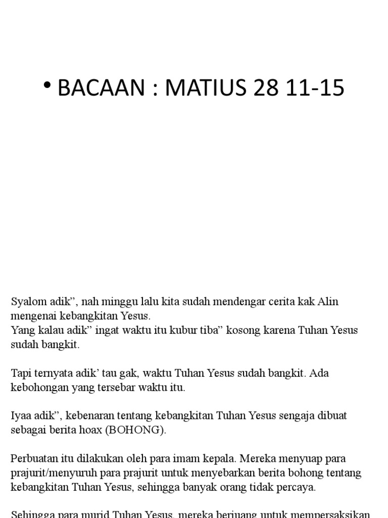 Pelayanan SM | PDF