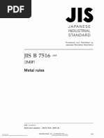 Jis 7516 B (2005) | PDF