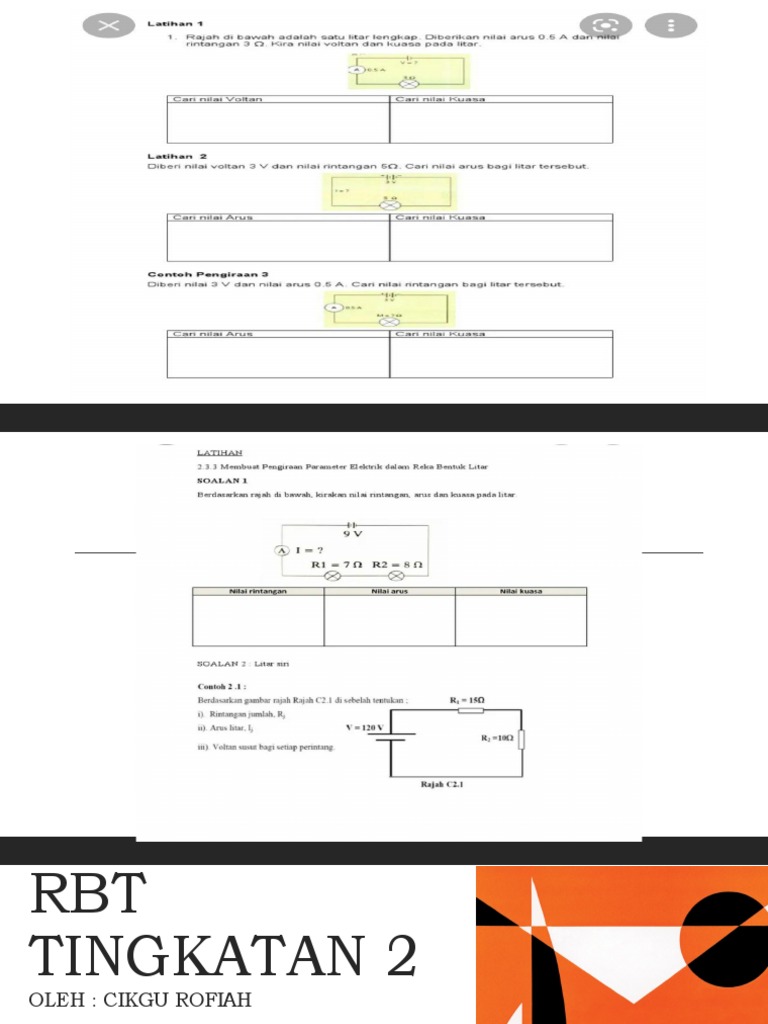 RBT TG 2 Reka Bentuk Elektrik 2.3.5-2.3.6 | PDF