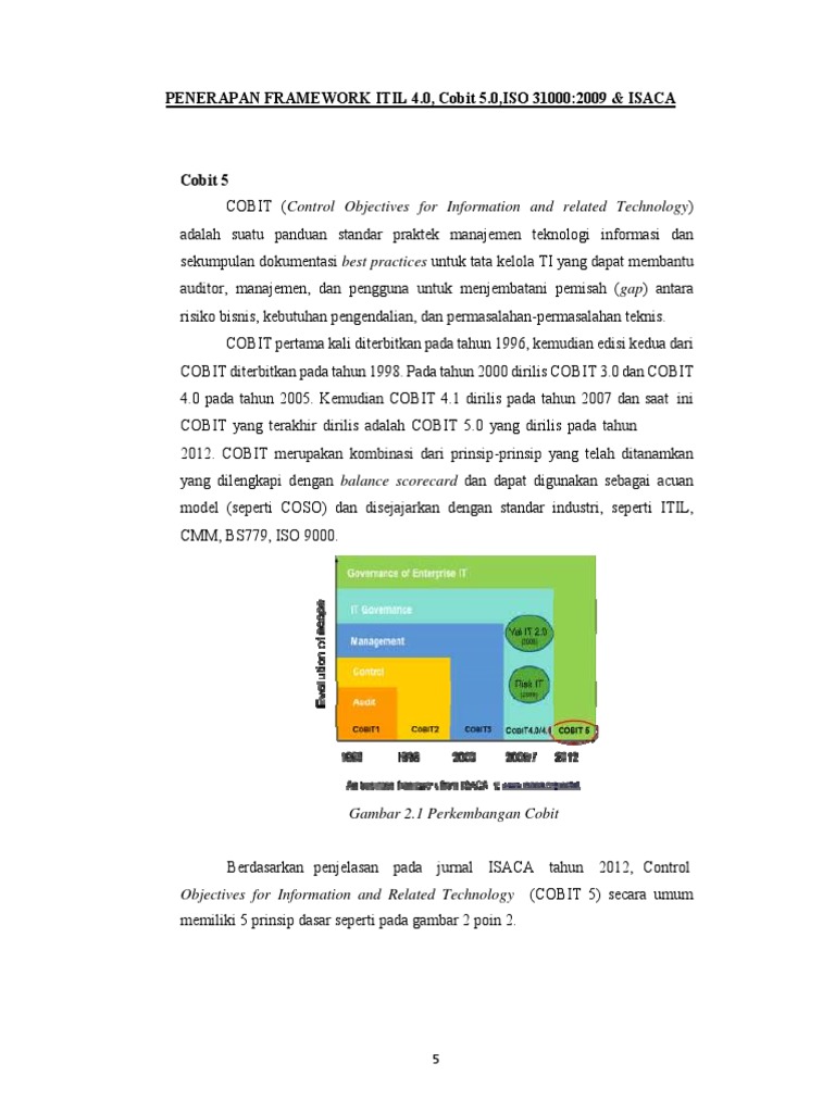 Framework Cobit5 | PDF