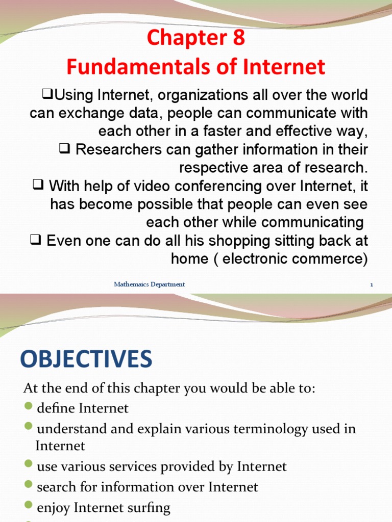 Fundamentals of Internet | PDF | Computer Network | Internet