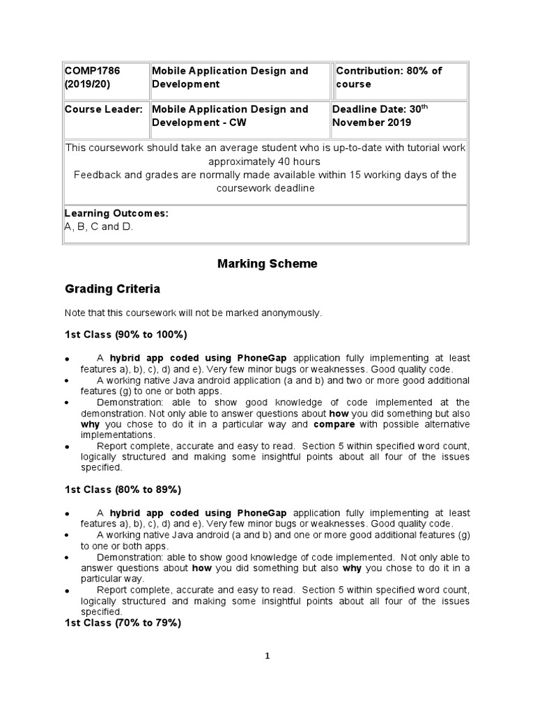 Mobile App Design Coursework | PDF | Mobile App | Graphical User Interfaces