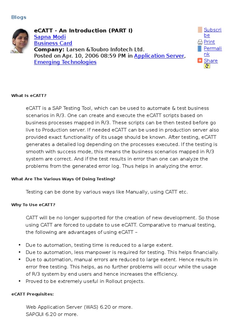 eCATT Tutorial | PDF | Parameter (Computer Programming) | Graphical User Interfaces