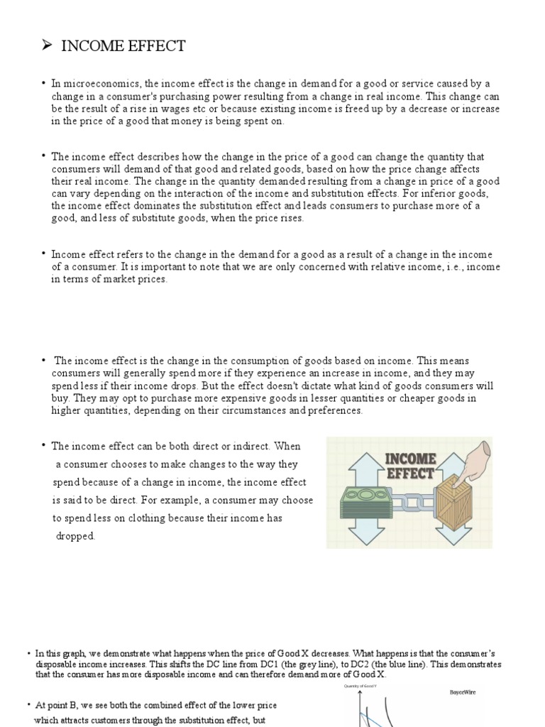 Income Effect | PDF | Income | Demand