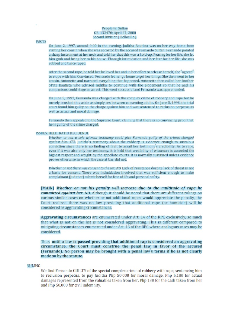 Susan Go and The People of The Philippines | PDF | Crime & Violence ...