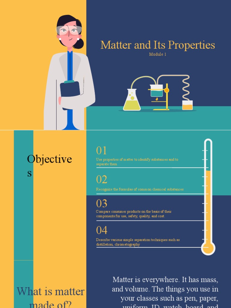 Identifying Matter and Its Properties | PDF | Mixture | Chemical Substances