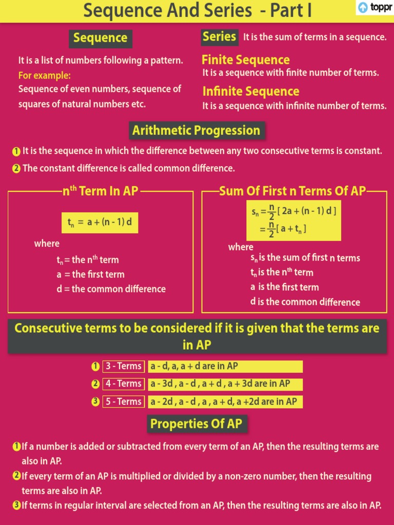 Sequence Finite Sequence Infinite Sequence Series: For Example | PDF | Calculus | Mathematical ...