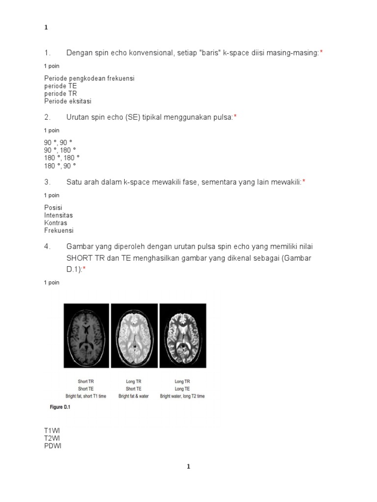 Teknik Citra MRI | PDF