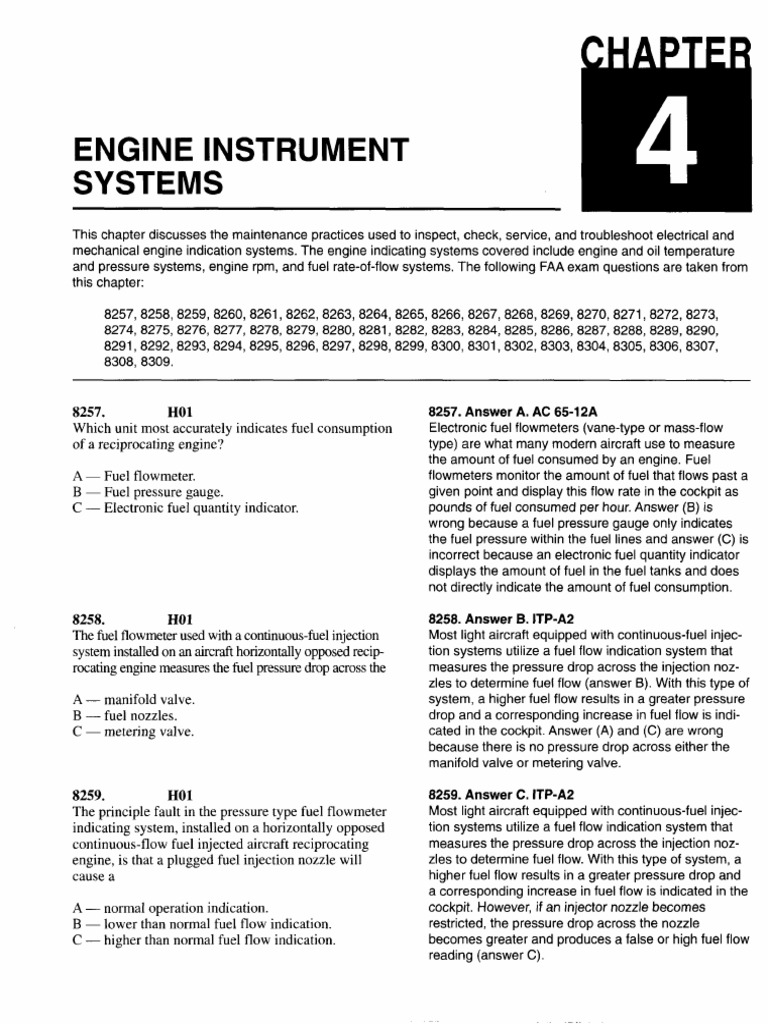 Engine Instrument Questions | PDF | Thermocouple | Gas Turbine