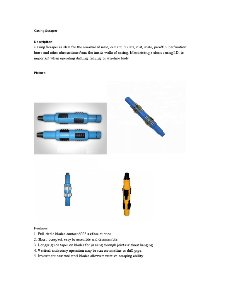 Casing Scraper | PDF
