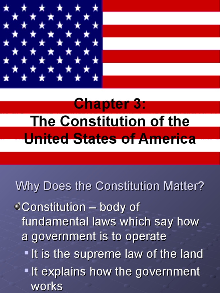 The Constitution of The United States of America | PDF | Constitutional ...