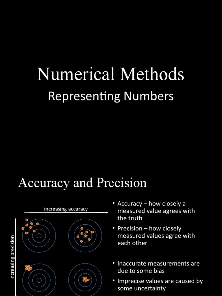 Numerical Representation and Loss of Precision in Floating Point ...