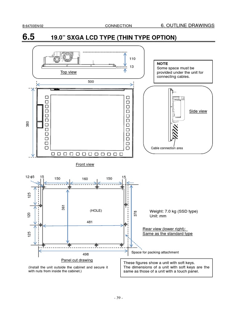 19 Inch Screen DWG | PDF
