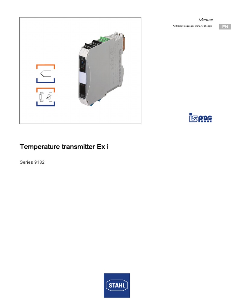 Temperature Transmitter Ex I: Series 9182 | PDF | Thermocouple ...