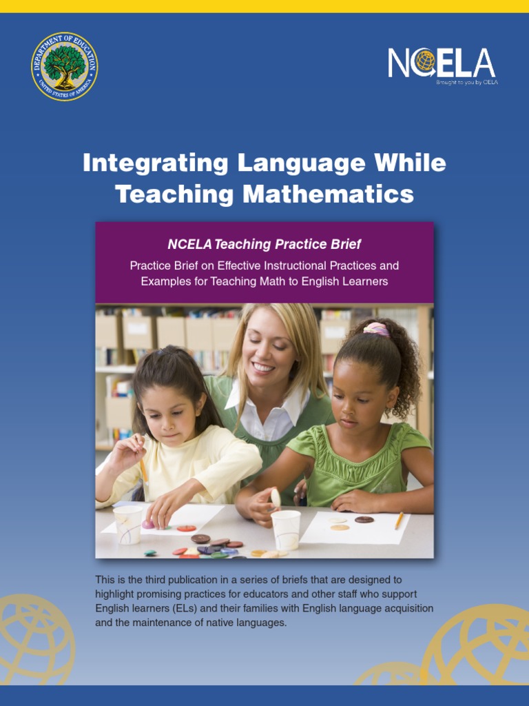Integrating Language While Teaching Mathematics: NCELA Teaching ...