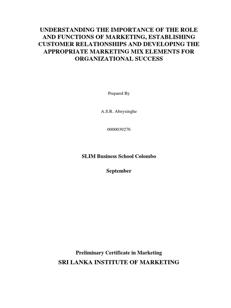 PCM Assignment | PDF | Marketing | Nestlé