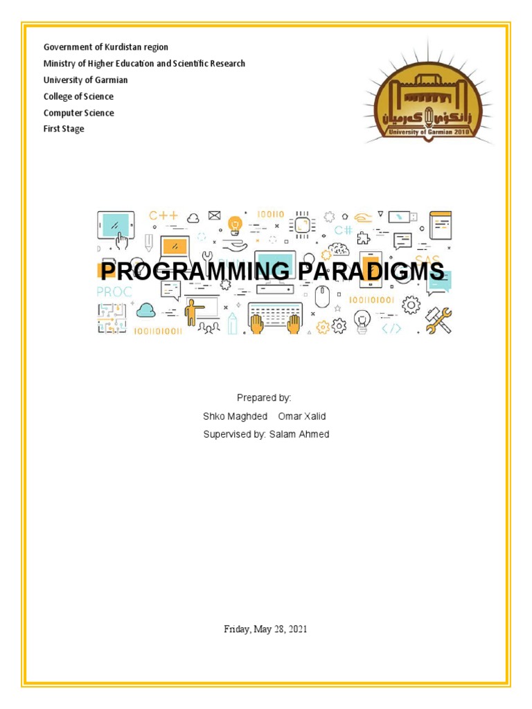 Programming Paradigms Pdf Object Oriented Programming Programming Paradigms