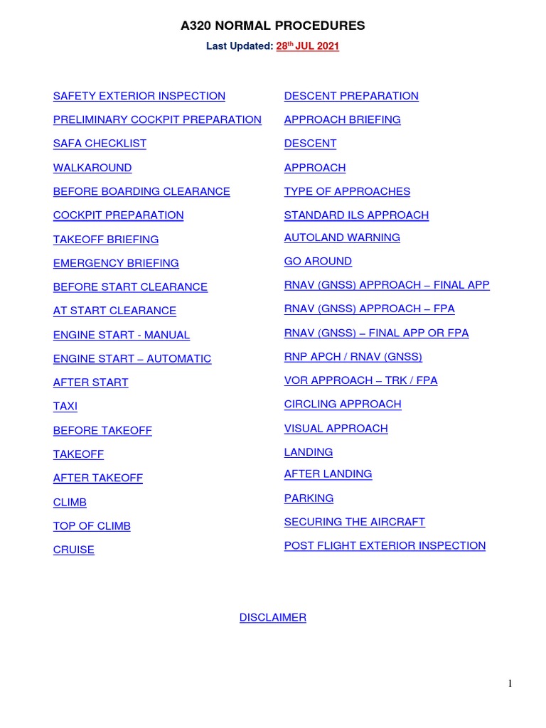 A320 Normal Procedures | PDF | Takeoff | Air Traffic Control
