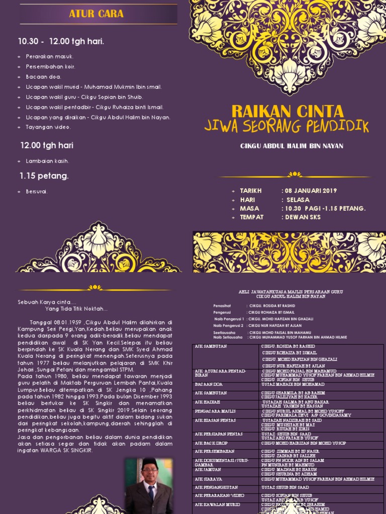 Buku Program Persaraan | PDF