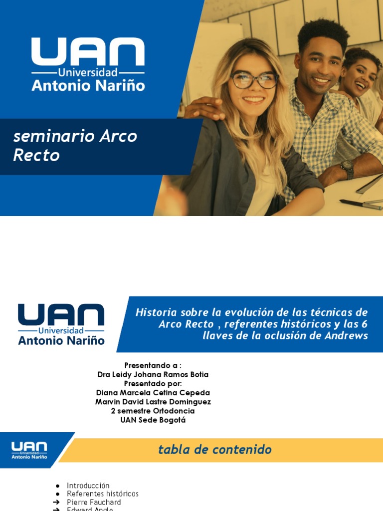 1 Seminario Arco Recto Marvin y Marcela | PDF | Ortodoncia | Boca