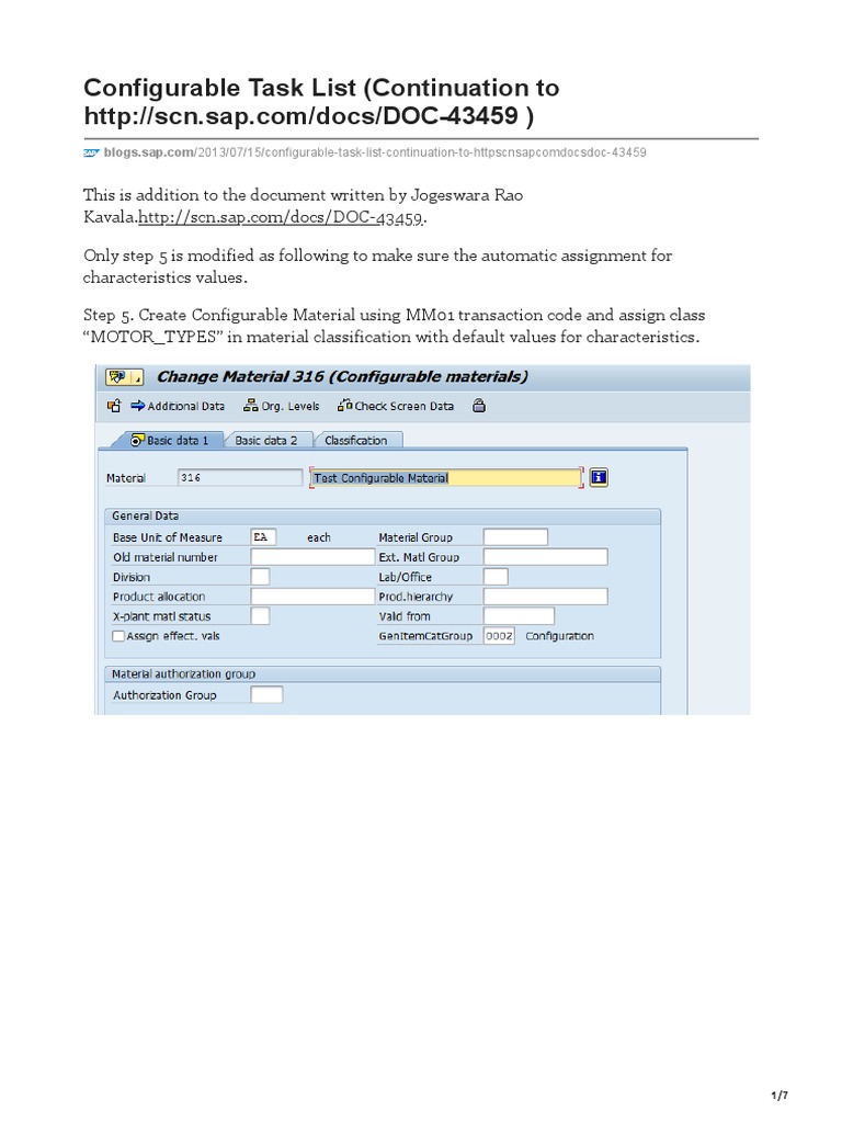 SAP Configurable Task List Guide | PDF | Information Technology ...