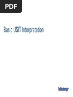 USIT Logging Tool: Cement Evaluation | PDF | Casing (Borehole) | Gases
