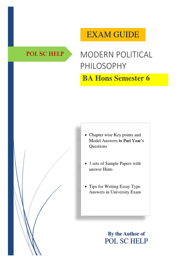 1618426343755exam Guide MPP 6 Sem Final April 21 | PDF | Age Of Enlightenment | Modernity