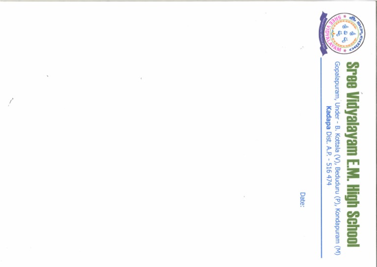 School Letter Pad | PDF