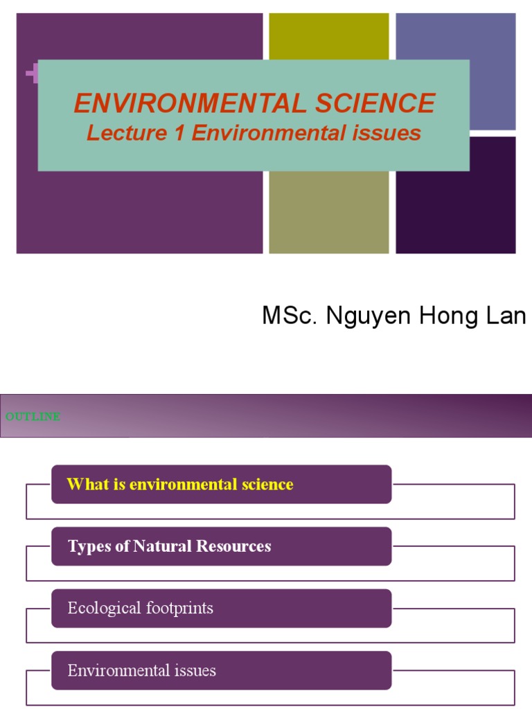 Lecture 1 Environmental Issues | PDF | Sustainability | Water Pollution