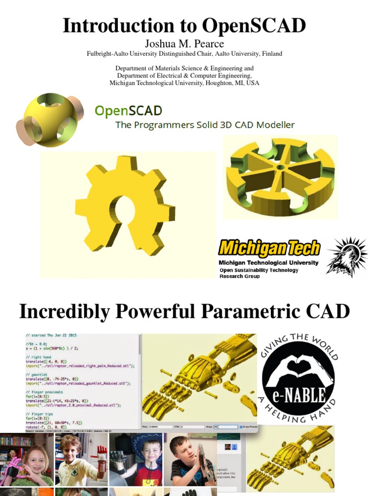 Intro To OpenSCAD 2017 UG | PDF | Technology & Engineering