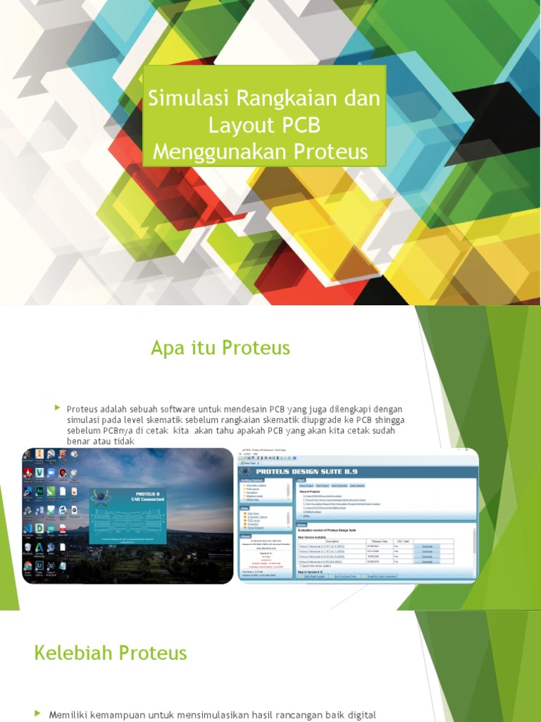 Simulasi Rangkaian Dan Layout PCB Menggunakan Proteus | PDF | Seni ...