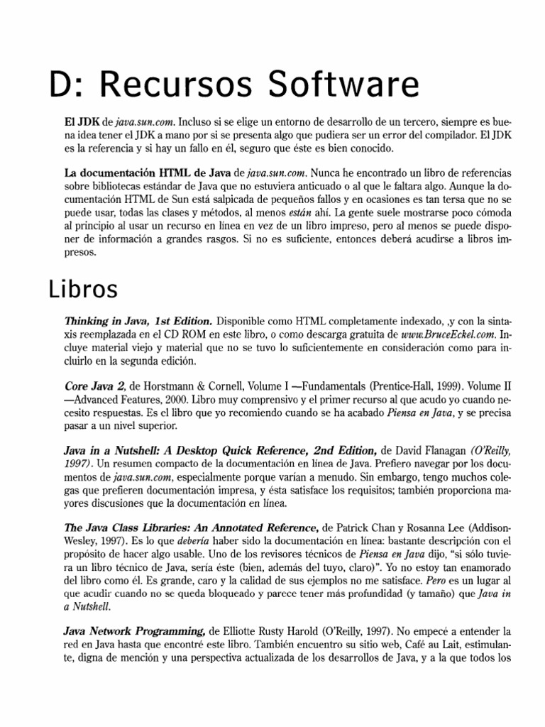 Bruce - Eckel - Piensa - en - Java-19-Apéndice D | PDF | Lenguaje de modelado unificado | Java ...