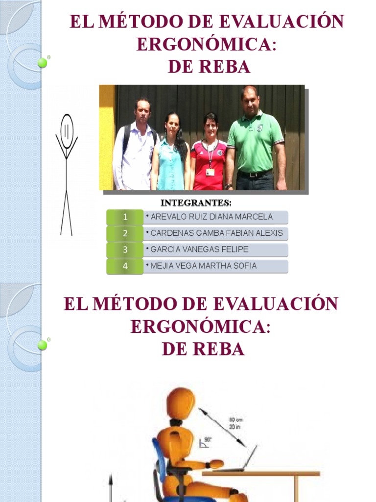 Análisis ergonómico de una tarea mediante el método REBA | PDF ...