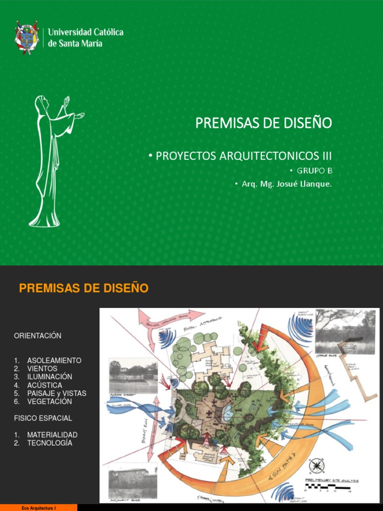 3 - Premisas de Diseño | PDF | Arquitectura sostenible | Diseño