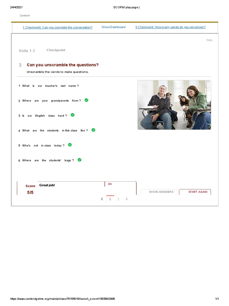 SCORM Play Page - 1.2 | PDF