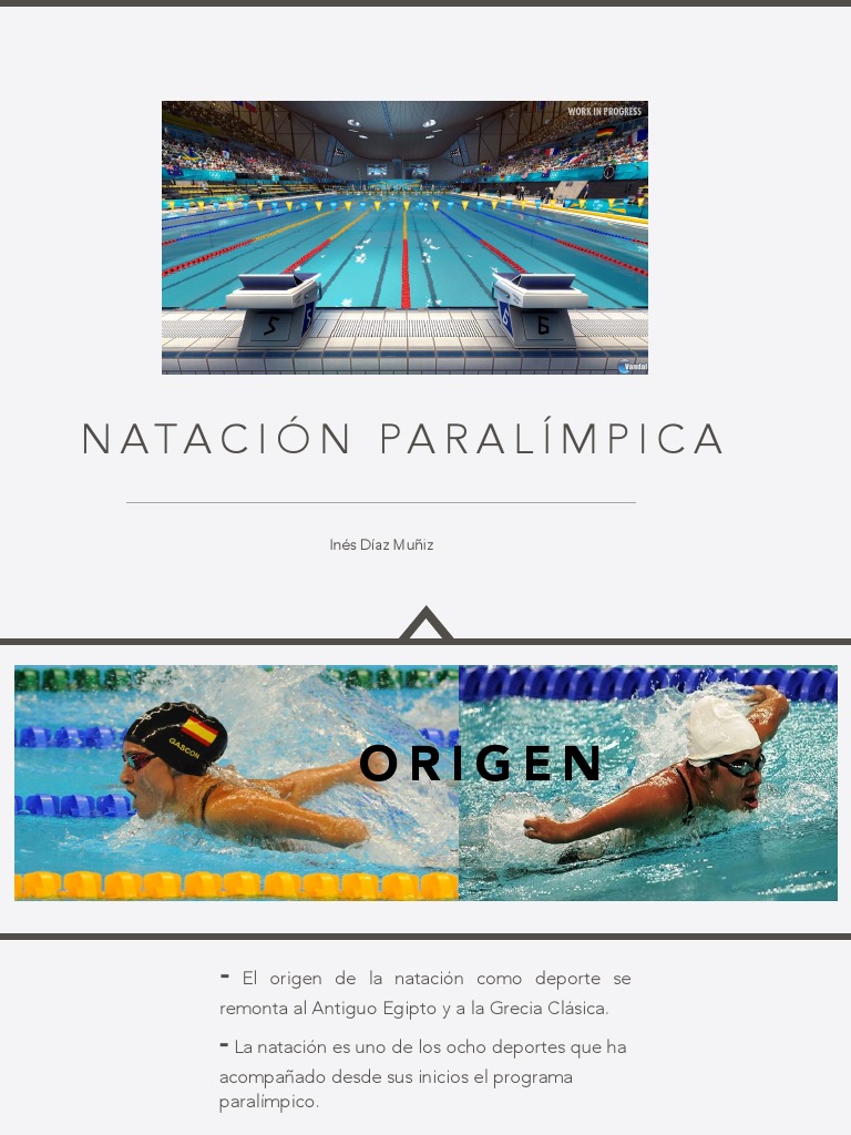 Natación Paralímpica: Clasificación y Reglas | PDF | Nadando | Natación ...