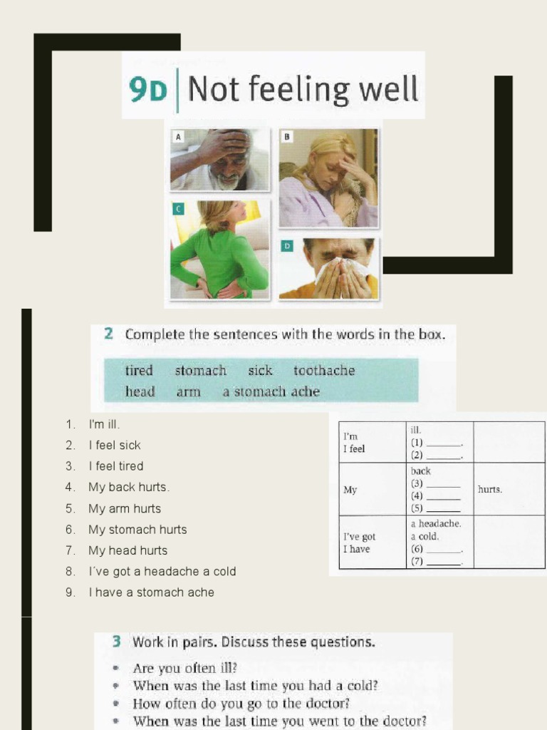 Common Illness Symptoms and Responses | PDF | Self-Improvement