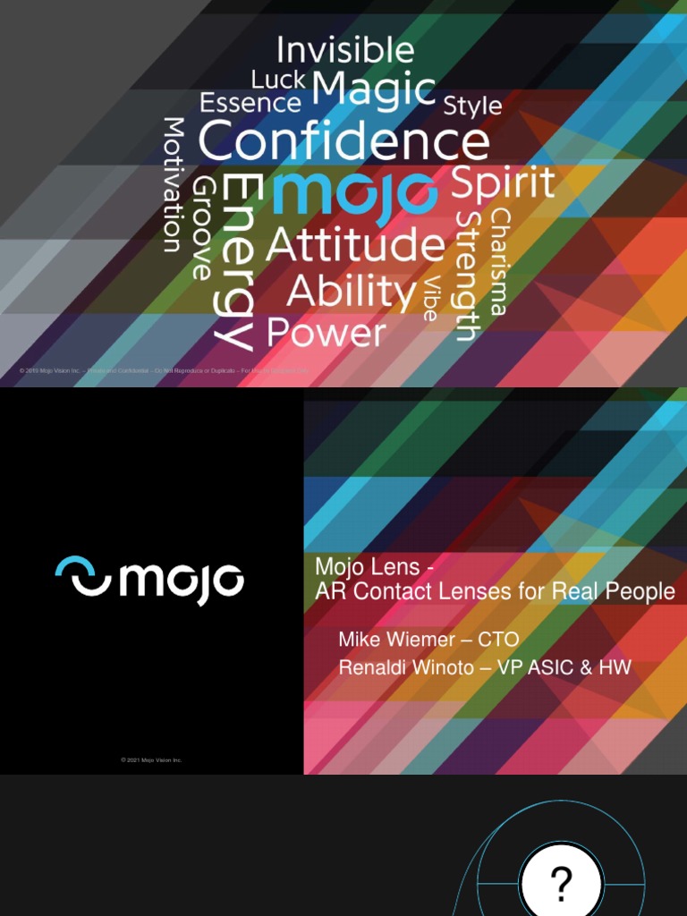 Mojo Vision HotChips - 16jul2021 v1 | PDF | Eye | System On A Chip