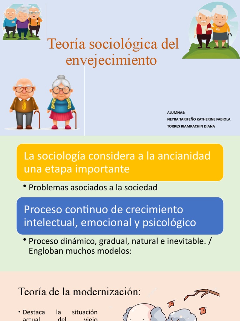 Teoría Sociológica Del Envejecimiento | PDF | Vejez | Envejecimiento