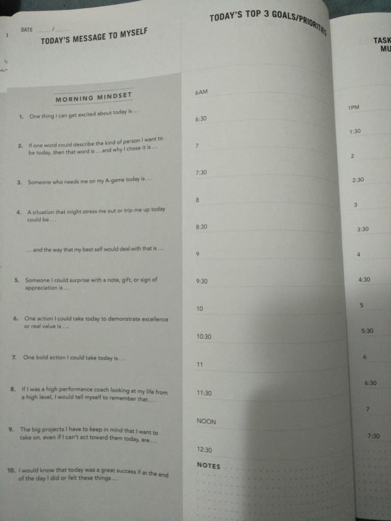 High Performance Planner by Brendon Burchard | PDF