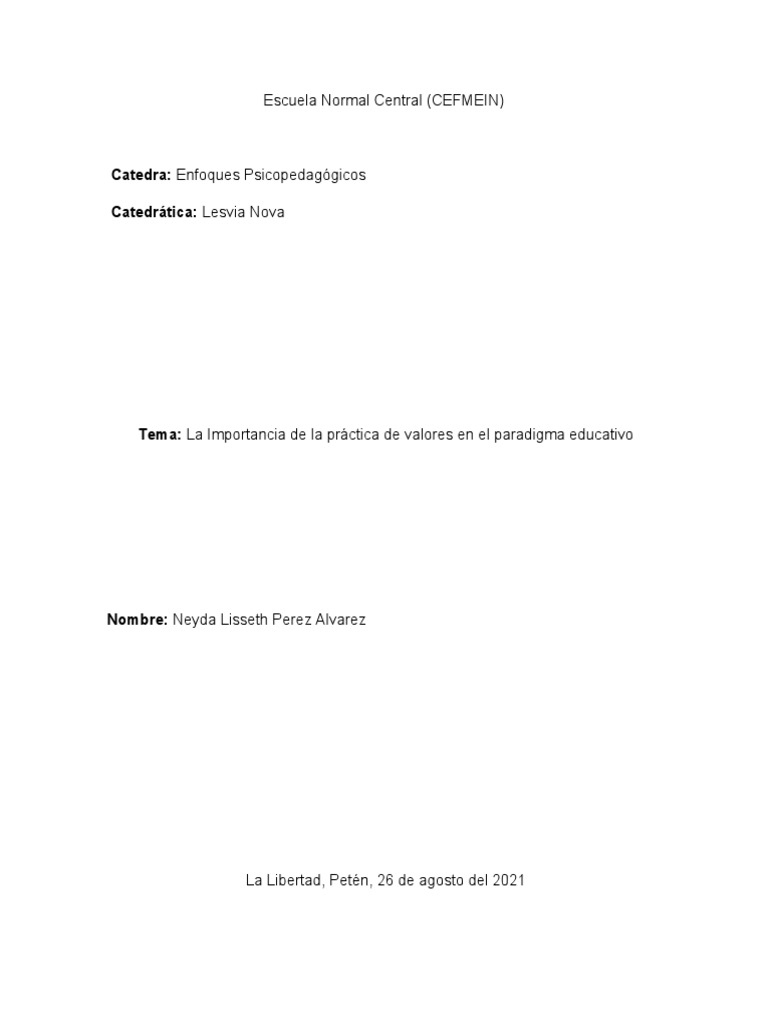 Escuela Normal Central | PDF | Aprendizaje | Verdad