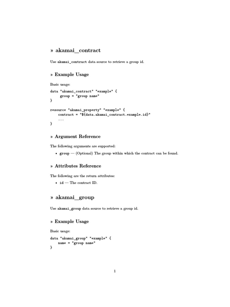 Akamai - Contract: Example Usage | PDF | Domain Name System | Xml Schema