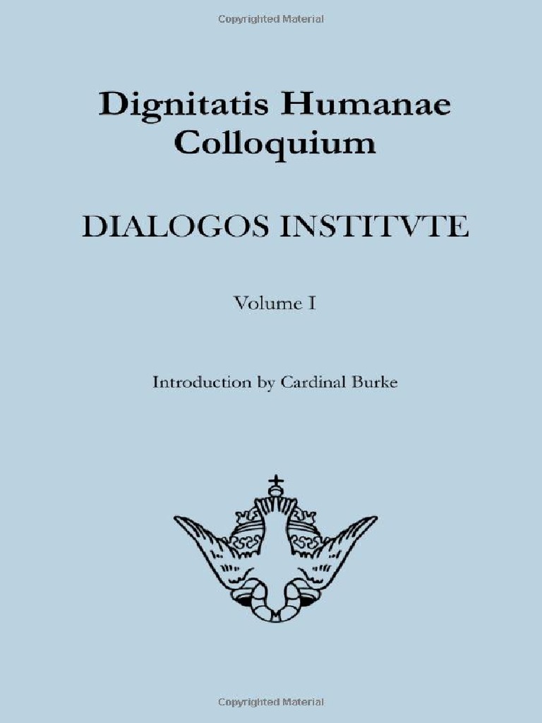Dignitatis Humanae Colloquium - Crean, Thomas, O.P. & Fimister - 8442 ...