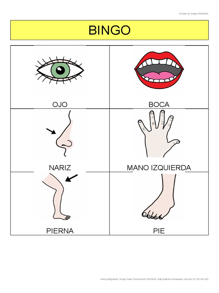 Juego de BINGO de anatomía del cuerpo humano, órganos del cuerpo